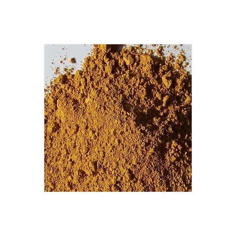 dark yellow ocher pigment from Provence - COULOUR PIGMENTS